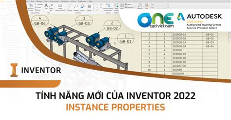 Tính Năng Mới Của Inventor 2022 Instance Properties