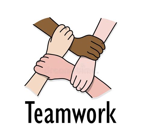 Business Teamwork Partnership Stock Vector Illustration Of Team Together 77429802