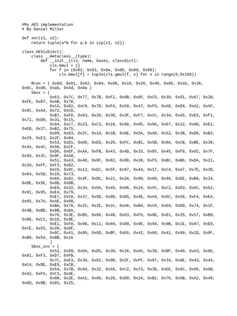 Aes Pdf Algorithms Computer Security