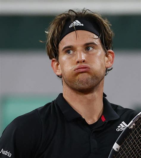 La Phrase Le Joueur De Tennis Autrichien Dominic Thiem N