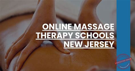 Online Massage Therapy Schools New Jersey Mblex 101