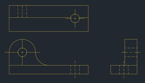 Solved Please Complete The Multiview Drawing Then Draw The Isometric Course Hero