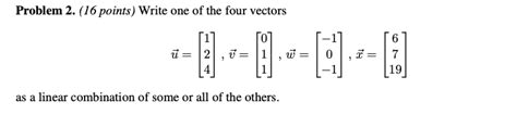 Solved Problem 2 16 ﻿points ﻿write One Of The Four