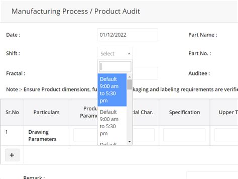 Bug 24188 Perform Audit Manufacturing Processproduct Audit Report