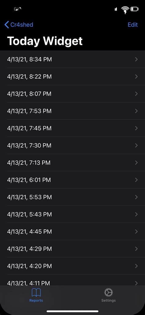 [help] Widget Is Continually Crashing Throughout The Day Not Sure How To Identify What The