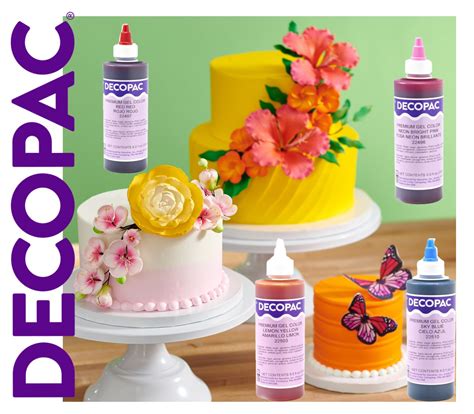 Edible Gel Color Decopac North Carolina Usa Jelloart Baking Supplies