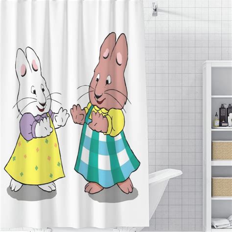 Max And Ruby Shower Curtain 35708 Inches Waterproof And Durable Vivid