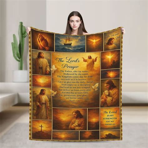 The Lords Prayer Blanket For Women Men Christian Ts For Women