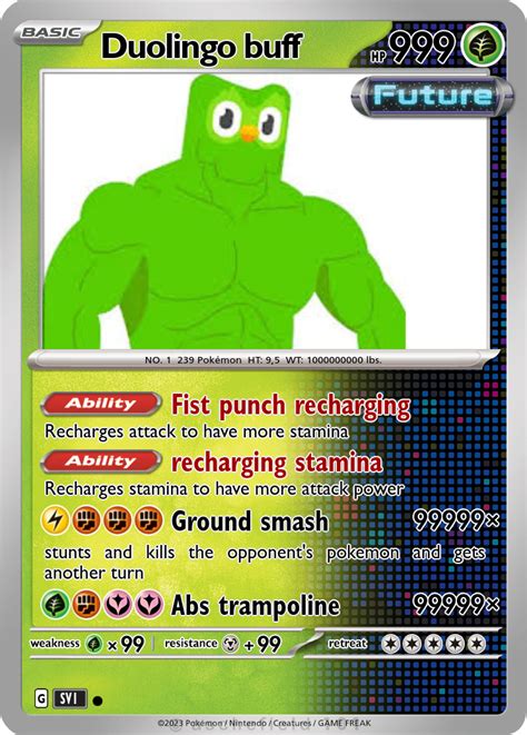 Duolingo buff KFCISBEST Pokécardmaker net