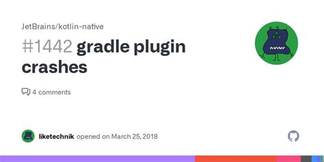 Issue With Gradle Plug In For Kotlinnative Rkotlin