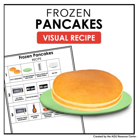 Frozen Pancakes Visual Recipe — Autism Grown Up