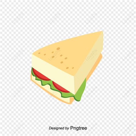 아침음식 샌드위치아침밥야채삽화 Png 일러스트 무료 다운로드 Lovepik