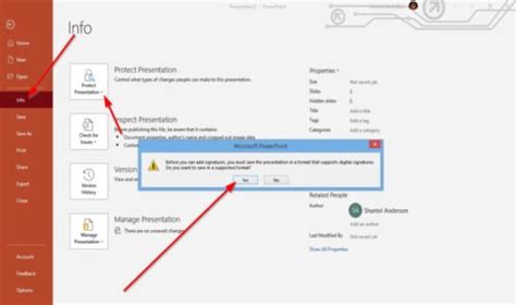 How To Create And Insert Digital Signature In Powerpoint Presentation