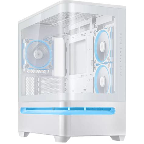 Buy The Asus Prime Ap202 Argb White Matx Case 3x 120mm Argb Fan Pre