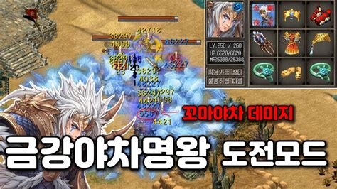 명왕부를 착용한 금강야차명왕 도전모드 도전 거상 Youtube
