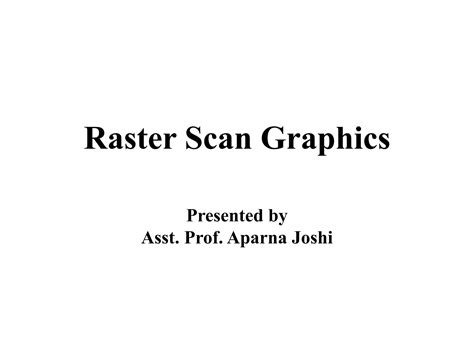 Raster Scan Graphics Line Drawing Algorithm And Circle Drawing