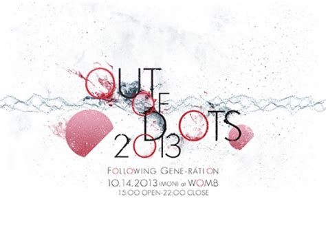 Cbcnet 国内若手トラックメーカーが出演するbunkai Kei Records主催『out Of Dots』10月14日wombにて開催