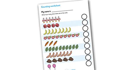 Object Counting Esl Worksheet Esl Resources Twinkl