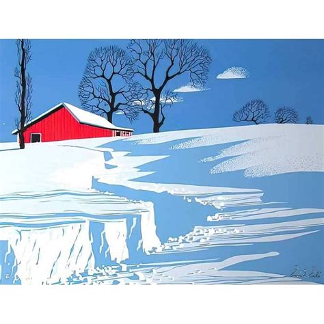 “path In Snow” Is A Posthumous Limited Edition Serigraph Printed From