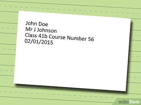 How To Write In MLA Format With Pictures WikiHow