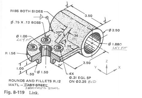 Solved Can Someone Draw This In AUTOCAD With At Least 3 Chegg Com