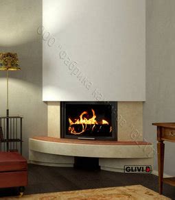 Угловой каминный портал (облицовка) Дорис, каталог (интернет-магазин ...