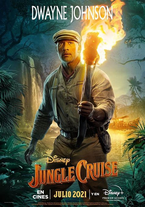 Poster Personnage Es Dwayne Johnson Est Frank Wolff Jungle Cruise