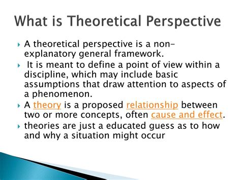 Ppt Theoretical Perspectives Powerpoint Presentation Free Download