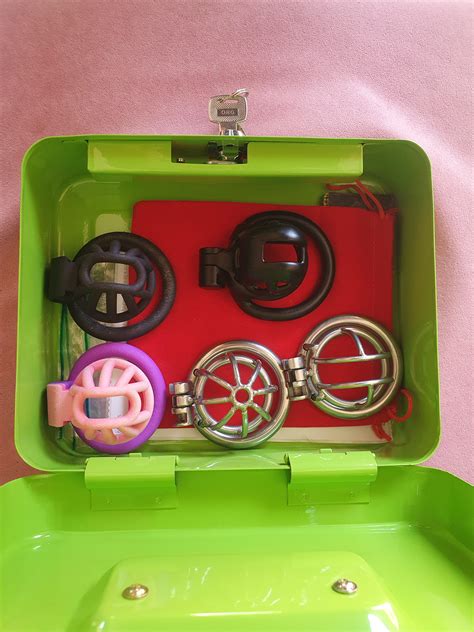 This Is My Wife Lock Box Where She Keeps My Primary Cages Plus The Ck Im Currently Wearing R