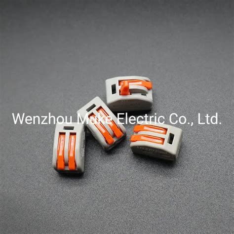 Mini Fast Wire Connectors Universal Compact Wiring Connector Push In Terminal Block Wago