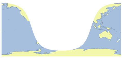 Coordinate System Clipping Polygons To Hemisphere For Azimuthal