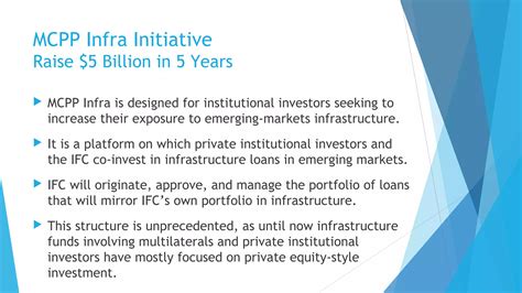 Ifc Syndications Mcpp Initiatives By Meaghan Mcgrath Ppt