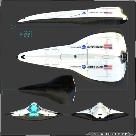 Personel Concepts Futuristic Space Shuttle Coolest Space Shuttle