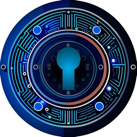 Modern Technology Lock Cybersecurity Crop Out Icon 26412809 Png