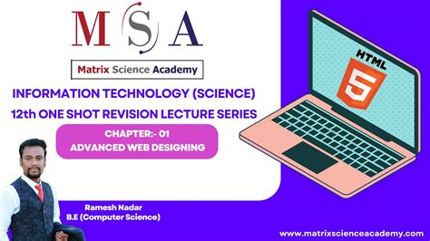 Advanced Web Designing One Shot Revision Lecture 12th Hsc Board