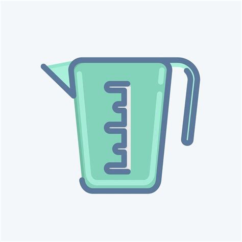 Icon Measuring Cup Suitable For Education Symbol Doodle Style Simple