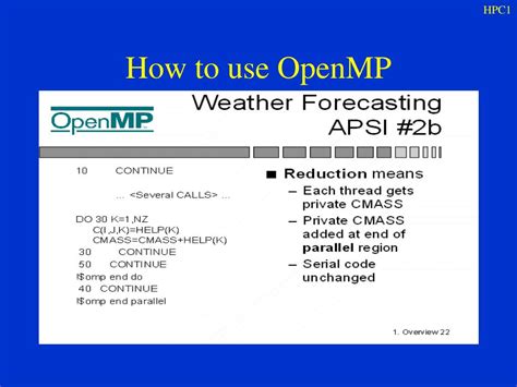 Ppt Openmp Powerpoint Presentation Free Download Id1076069