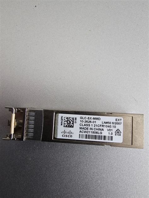 Cisco Glc Sx Mmd 10 2626 01 1000base Sx Sfp Transceiver Module Mmf 850nm Dom 30 00 Picclick Au