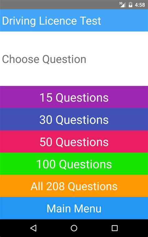 Android Için Driving Licence Test English İndir