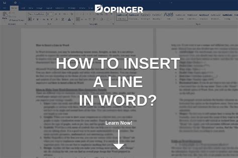 How To Add A Line In Microsoft Word Online Printable Online