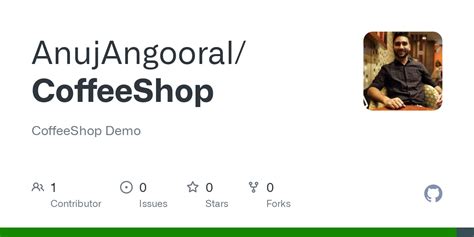 GitHub AnujAngooral CoffeeShop CoffeeShop Demo