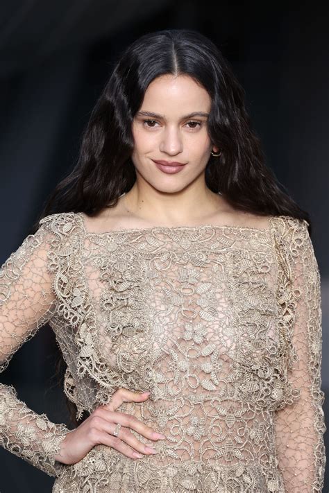 Rosalía Stunned In A See Through Lace Dress At The Prelude To The 2024
