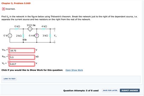 Solved Chapter Problem X Incorrect Find V In The Chegg Com