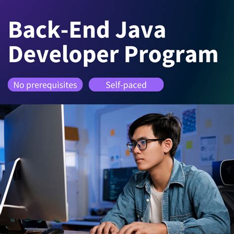 Learn Back End Development With Java —