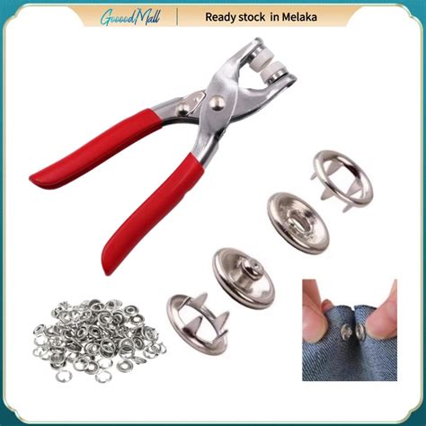 Snap Button Plier Metal Snap Button Set Five Claw Snap Button Shopee