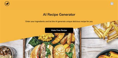 Ai Recipe Generator Enter Your Ingredients And Let The Ai Generate