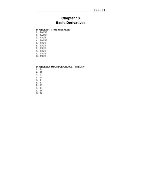 Chapter 13 Basic Derivatives Pdf