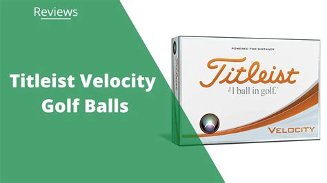 Titleist Velocity Golf Balls Review Great Ball For Mid Handicappers