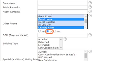 And Or Not Radio Button Selections In Matrix