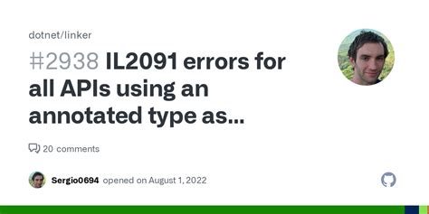 Il2091 Errors For All Apis Using An Annotated Type As Parameter Is